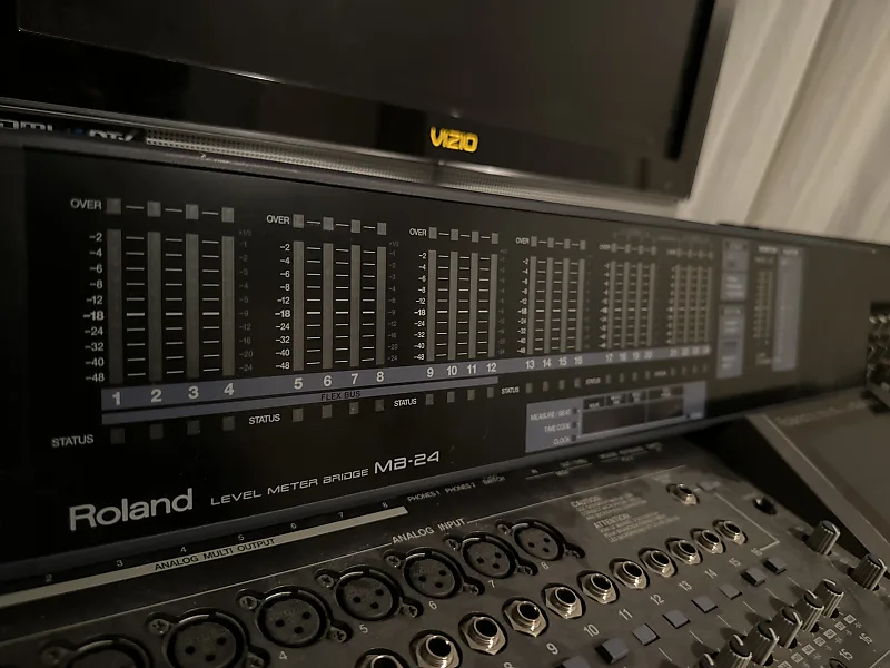 Roland MB-24 Level Meter Bridge For V-Mixing Consoles | Reverb