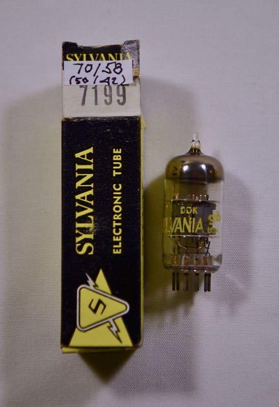 NOS NIB 1960s SYLVANIA 7199 Vacuum Tube TV7-D/U Tested #1 | Reverb