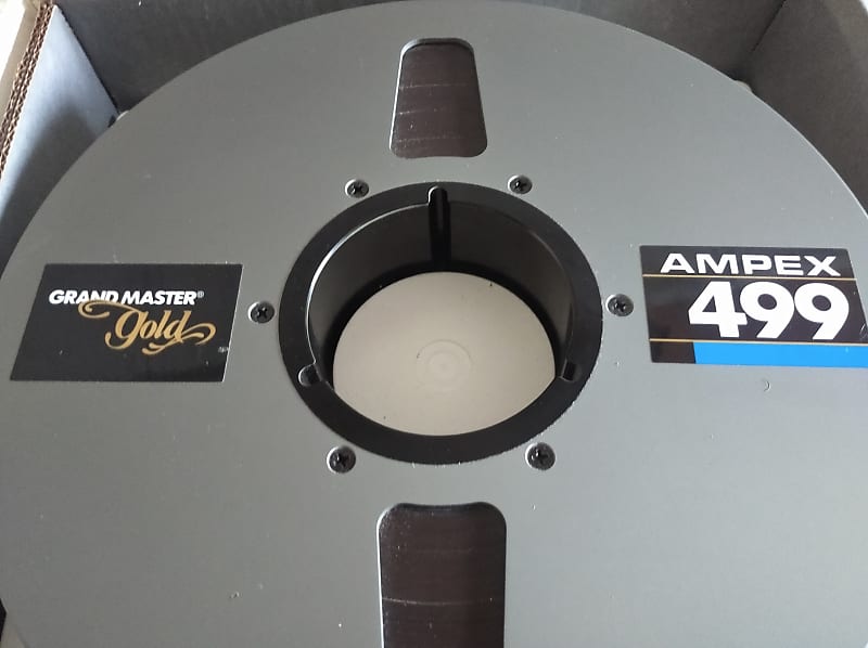 New Old Stock Ampex 499 Grand Master Gold - 2" 250 Feet | Reverb