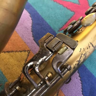 Conn Chu Berry Tenor Saxophone 1927 208xxx - Silver/Gold - | Reverb