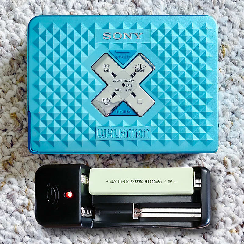 Sony EX655 Walkman Cassette Player, Rare Excellent Blue ! | Reverb