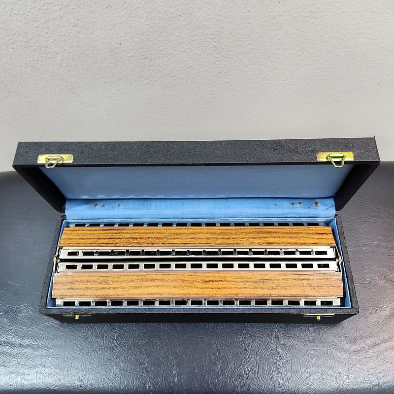 M. Hohner Double Bass Chromatica Harmonica no 265 1970 - NOS | Reverb