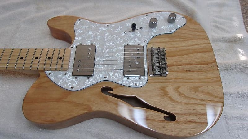 MINT 2019 Fender MIM Thinline 72' Classic Natural Telecaster | Reverb