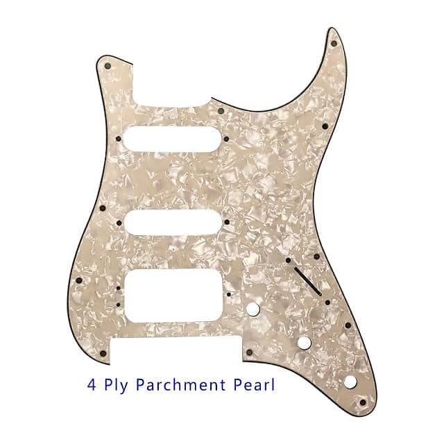 Custom Pickguards - Parchment Pearl | Reverb