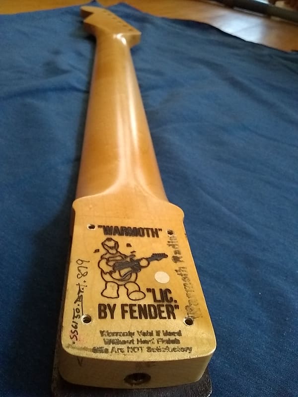 Warmoth Superwide Strat Neck Maple+Rosewood V profile | Reverb