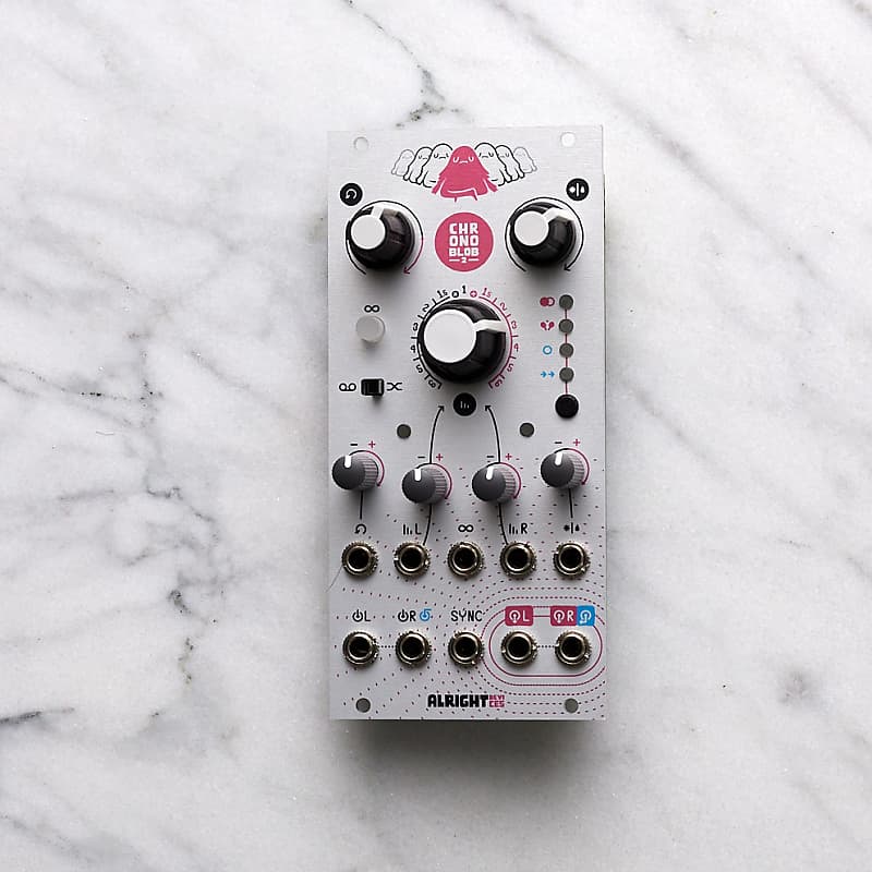 Allright Devices Chronoblob 2 Digital Delay Silver | Reverb