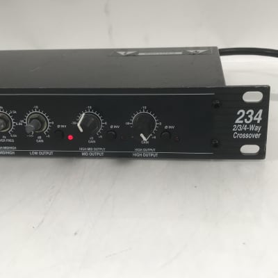 DBX 234 Stereo 2/3/ 4-Way Crossover Rack Mount | Reverb