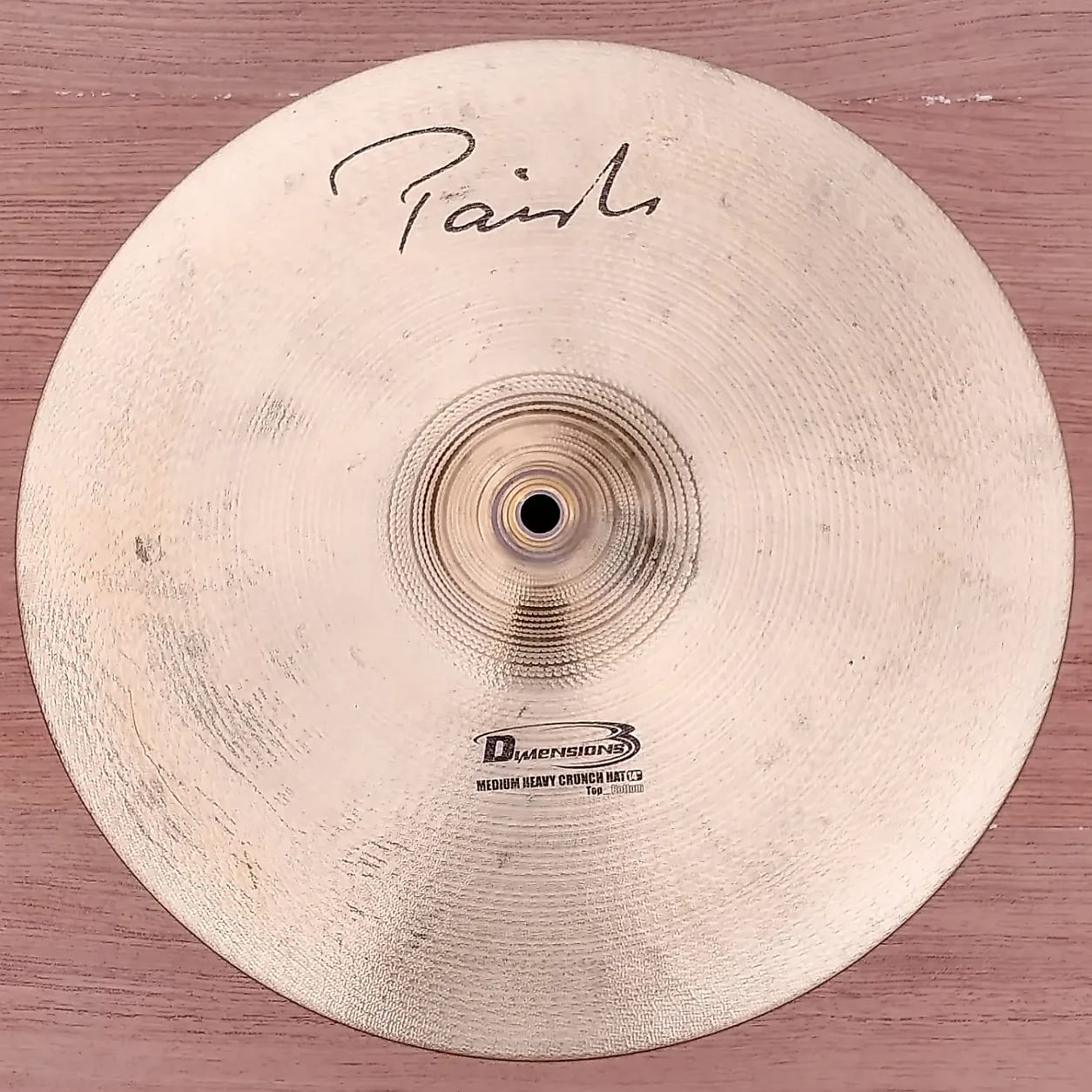 Paiste 14" Dimensions Medium Heavy Crunch Hi-Hat Cymbal (Top) | Reverb