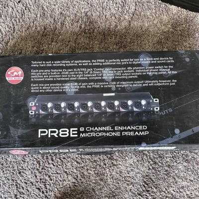 SM Pro Audio PR8E Microphone Preamplifier 2000 - Black | Reverb