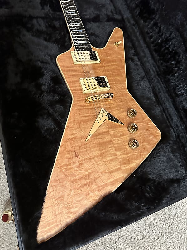 Dean USA Z (explorer) 2022 - Quilt Top Custom Gloss Natural | Reverb