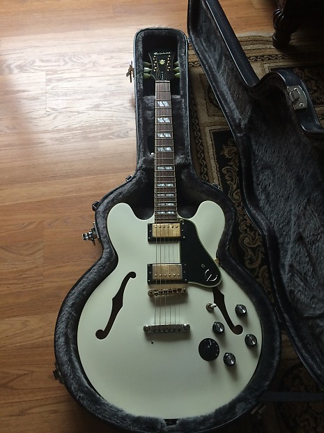 Epiphone ES-345 Stereo White VariTone Semi hollow Guitar | Reverb