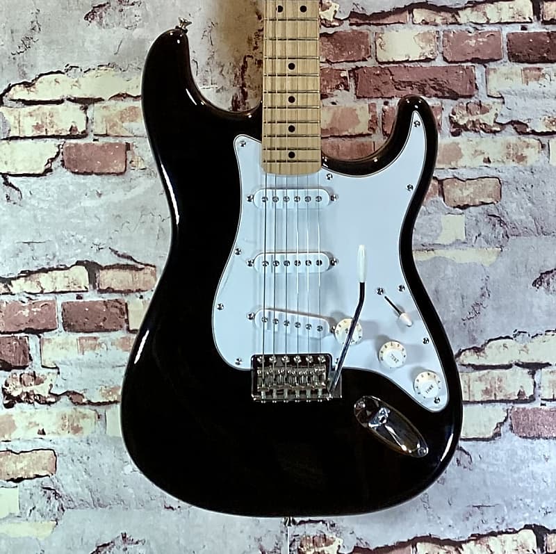 Fender MIM Strat Partcaster 2021 - Black | Reverb