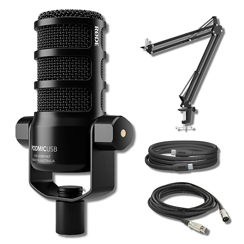 Rode PodMic USB Dynamic Broadcast Microphone with StreamEye | Reverb
