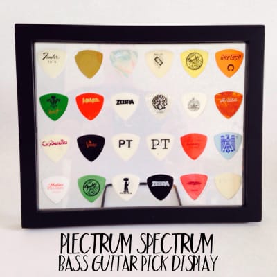 Plectrum Spectrum™ 8" x 10" White Guitar Pick Display Frame | Reverb