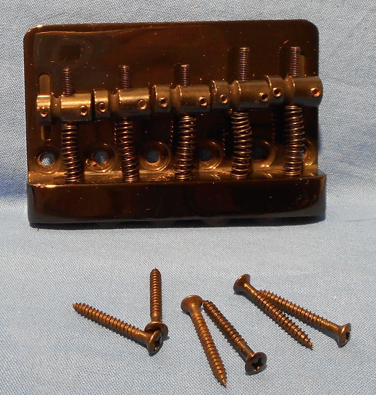 New Black 5 String Electric Bass Guitar Bridge | Reverb UK