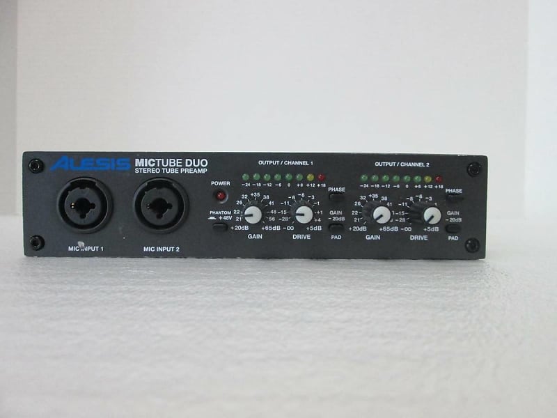 Alesis MICTUBE DUO STEREO TUBE PREAMP | Reverb