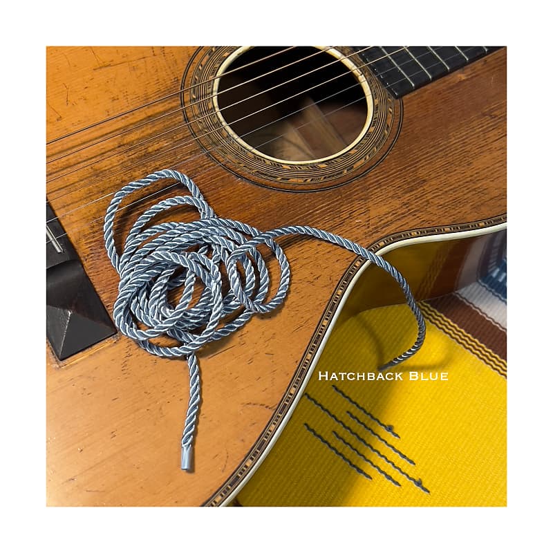 Rural Guitar Vintage Rope Strap - Light Blue | Reverb