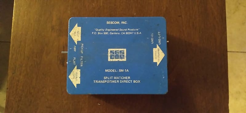 SESCOM SM-1A Direct Box w Transformer 1980 | Reverb