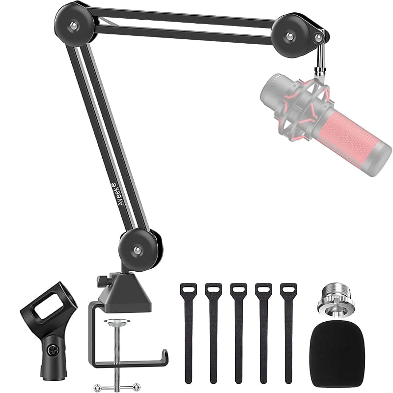 Boom Arm, Foldable Desktop Mic Boom Arm Fully Adjustable | Reverb