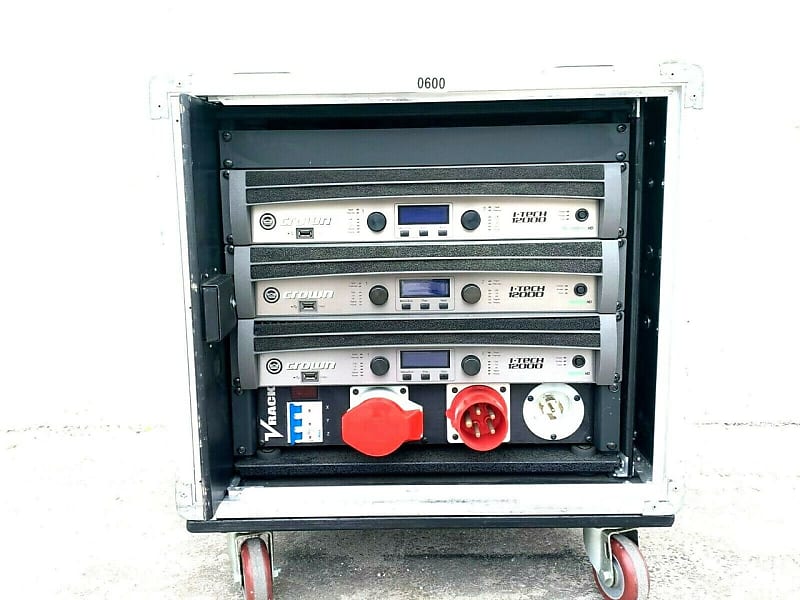 Crown I-Tech 12000HD V Rack Amp System W/Out Casters #0600 | Reverb