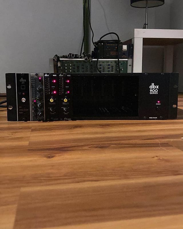DBX 900A Rack with (2) DBX 902 (1) Aphex Expressor Audio | Reverb