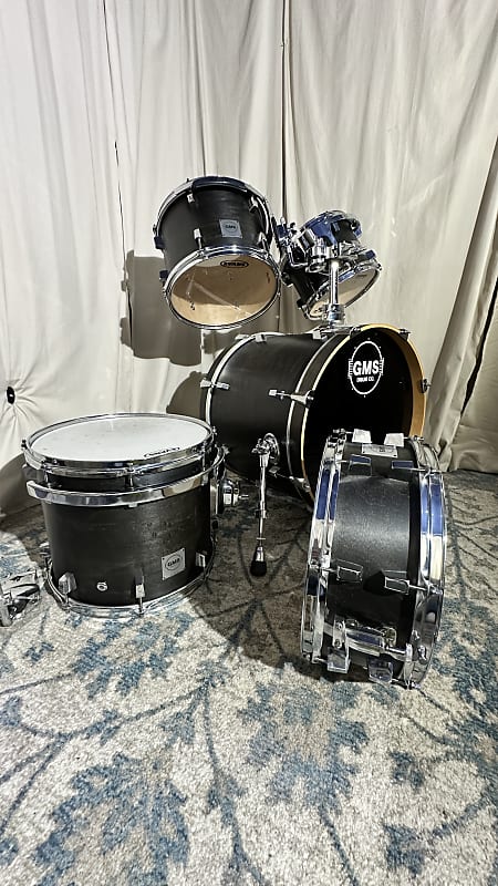 GMS CL maple 5 pc drum set 10 12 14 20 with mounts and | Reverb