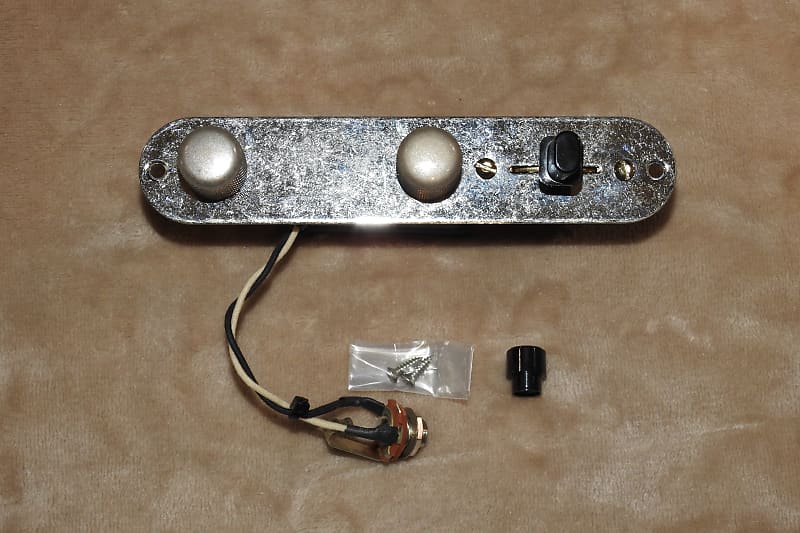 Gotoh Aged Telecaster Loaded Control Plate and Dome Knobs | Reverb