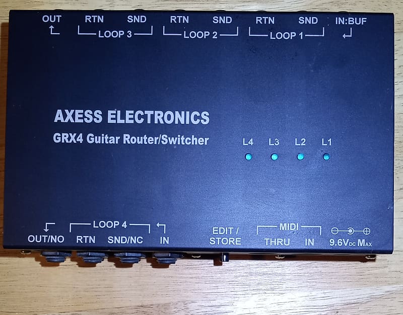 Axess Grx4 guitar router switcher - Black | Reverb