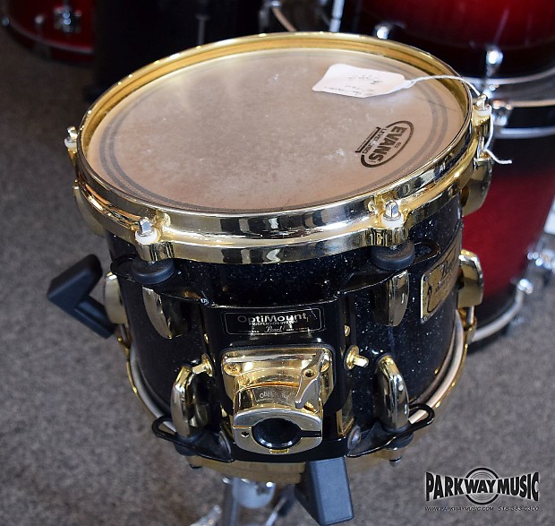 Pearl Masters Custom Extra 2000's Black Glass Glitter | Reverb