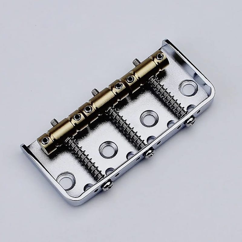 Fixed Hardtail Telecaster Tele Style Guitar Bridge with Brass | Reverb