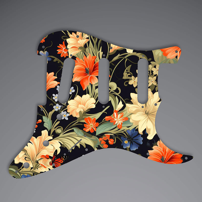 Fender Stratocaster SSS pickguard 3 Ply(W/B/W) for | Reverb