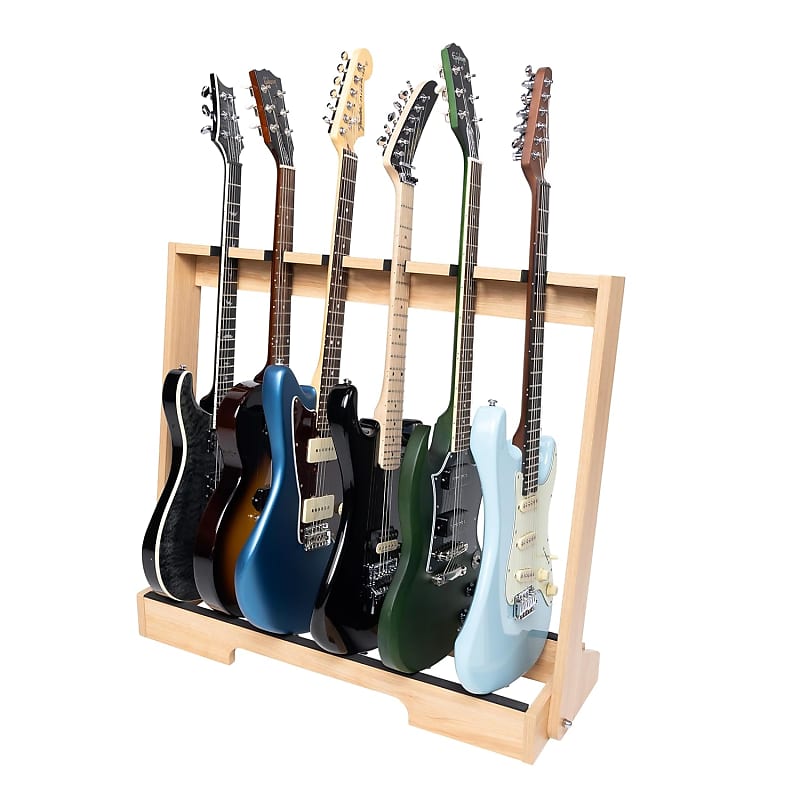 Wood Multi Guitar Rack For Up To 6 Guitars; Maple | Reverb