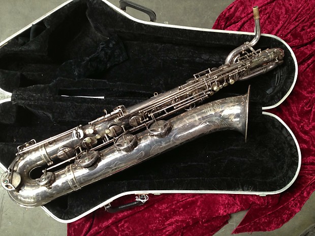 Selmer Mark VI 1958 Silver Baritone low A | Reverb