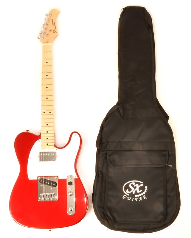 SX Furrian MN Alder Fat CAR Red Electric Guitar | Reverb
