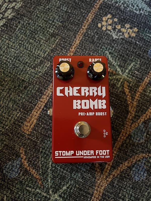 Stomp Under Foot Cherry Bomb 2020s - Red | Reverb