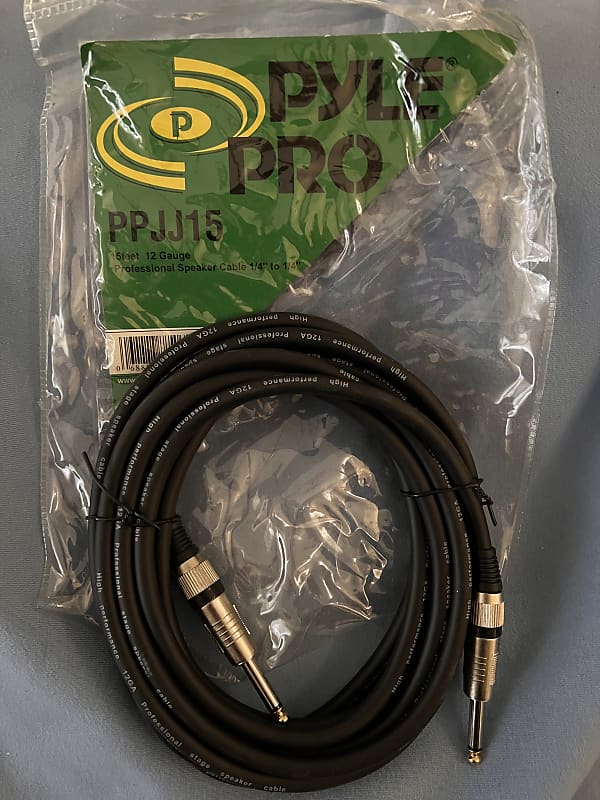 Pyle Pro 15ft. (1/4 to 1/4) Speaker Cable | Reverb