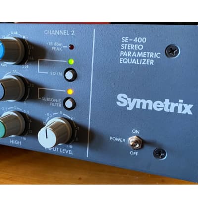 Symetrix SE-400 Stereo Parametric Equalizer Early 1980s - | Reverb