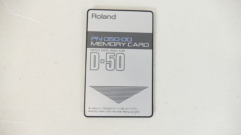 Roland D-50 Synthesizer Card 1987 - 1989 - 00 Original | Reverb