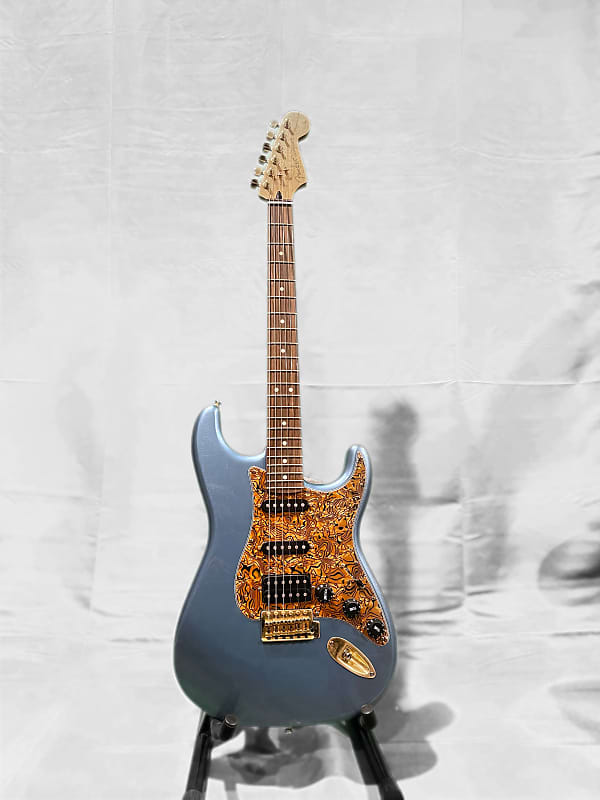 Fender Stratocaster - Blue - HSS - Made in Mexico (2015) | Reverb