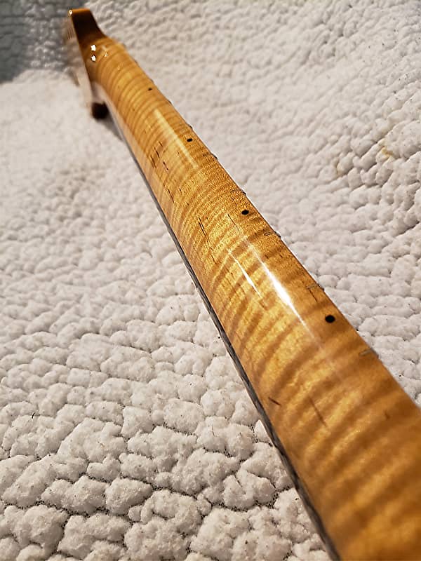 USA made ,1 piece,Roasted flame maple neck Special deal for | Reverb