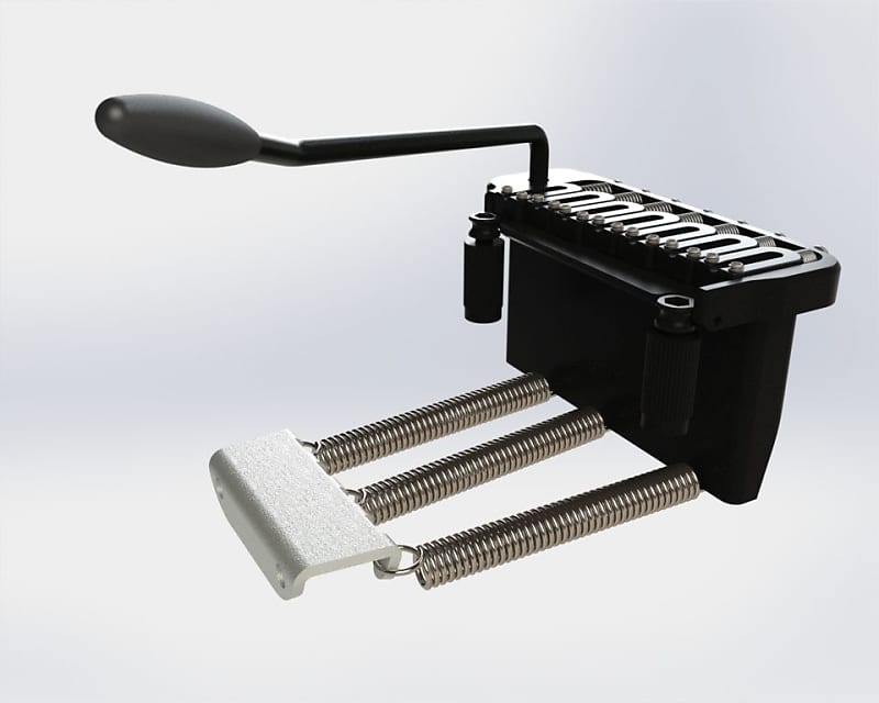 Brandnew hipshot 7 string contour black tremolo bridge with | Reverb