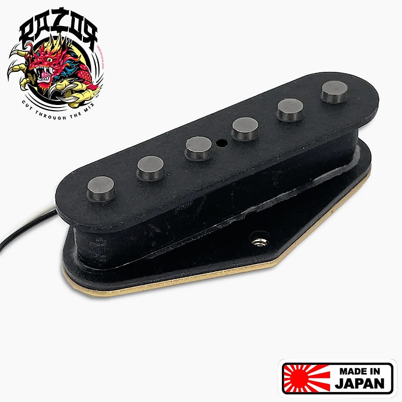 Razor Burunum Blue Moon Bridge Pickup For Telecaster - BLACK, | Reverb
