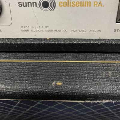 Sunn Coliseum PA 1968 - Black | Reverb