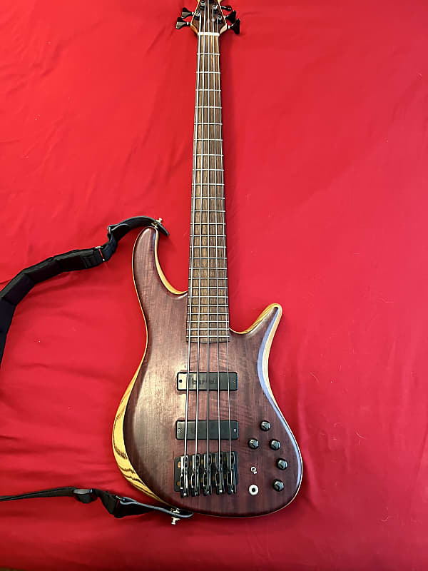 Ken Lawrence Custom 5 string 1994-1996 - Bubinga, Brazillian | Reverb