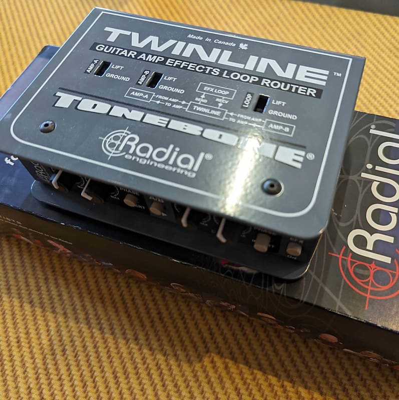 Radial Twinline Effects Loop Interface 2010s - Gray | Reverb