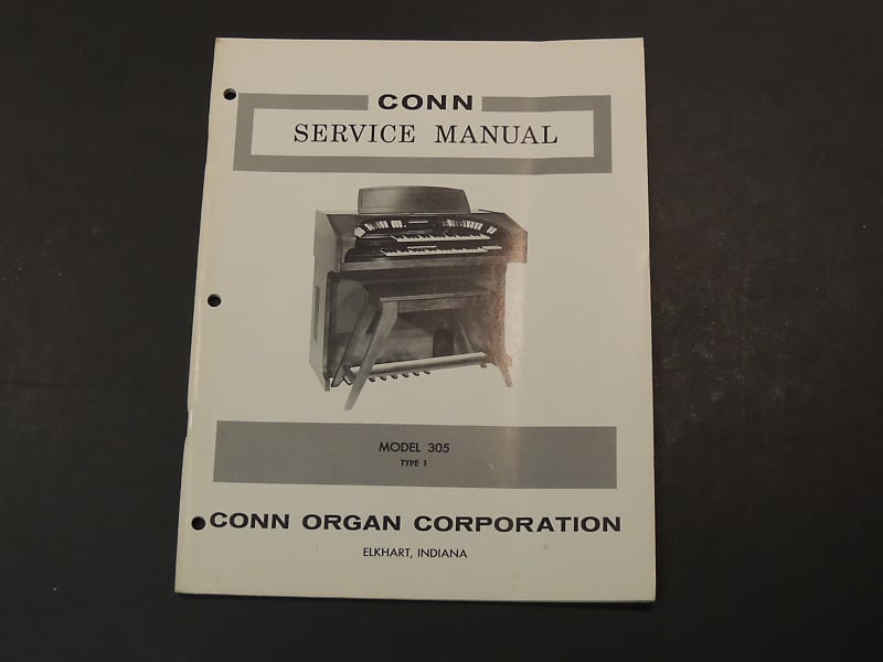 Conn Model 305 Type 1 Service Manual [Three Wave Music] | Reverb