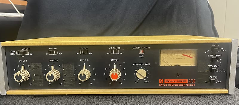 Shure SE30 Gated Compressor/Mixer Mid 70s | Reverb