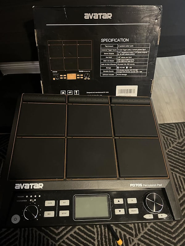 Avatar PD-705 Percussion Pad 2022 - black | Reverb
