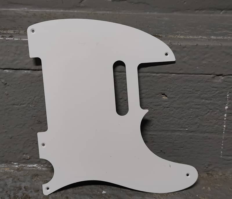 Pickguard Telecaster white guard 5 Hole type début 50's | Reverb