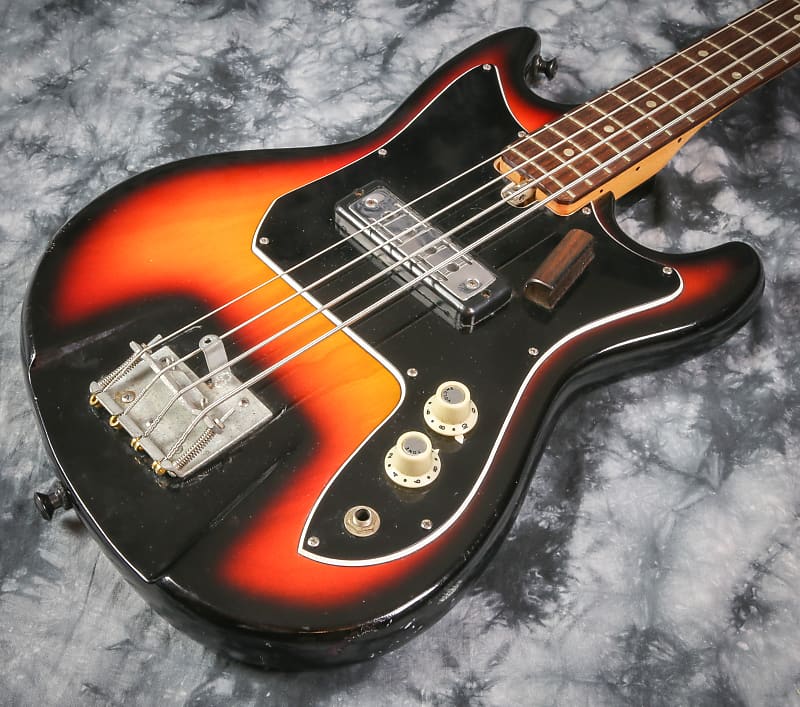 Vintage Kay K-1B Bass 1968 60's Sunburst Made in Japan MIJ | Reverb